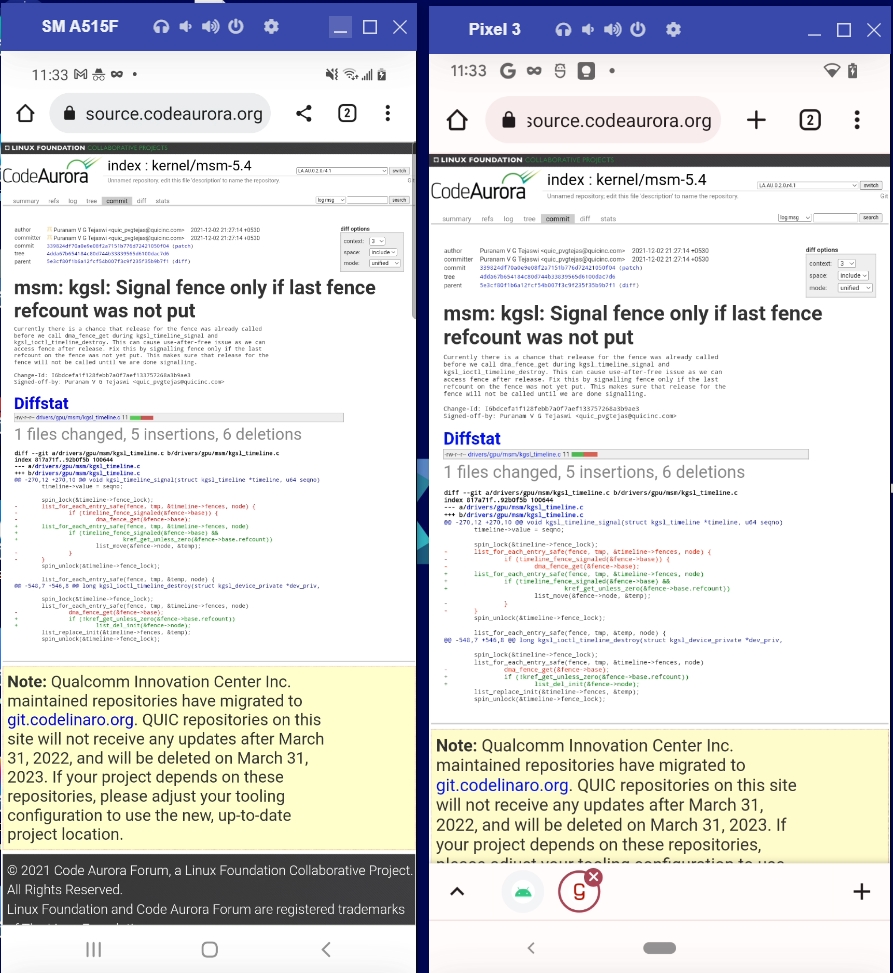 source.codeaurora.org - see bug description · Issue #105936 · webcompat ...