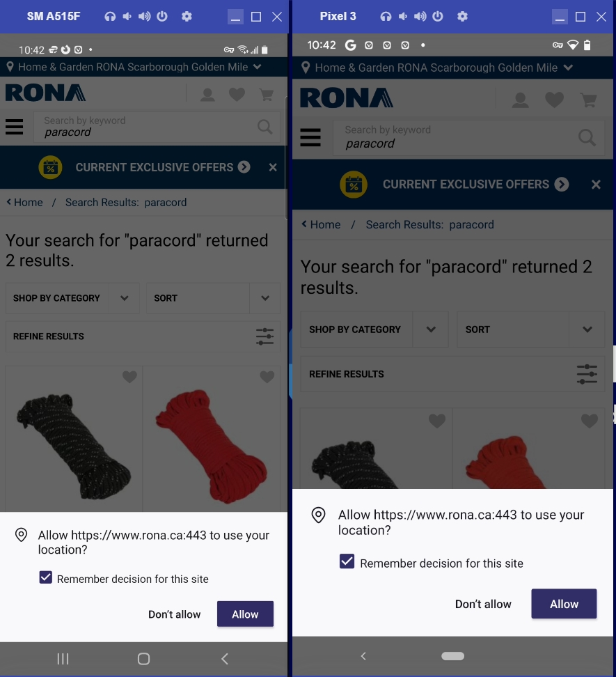 www.rona.ca - see bug description · Issue #106627 · webcompat/web-bugs · GitHub
