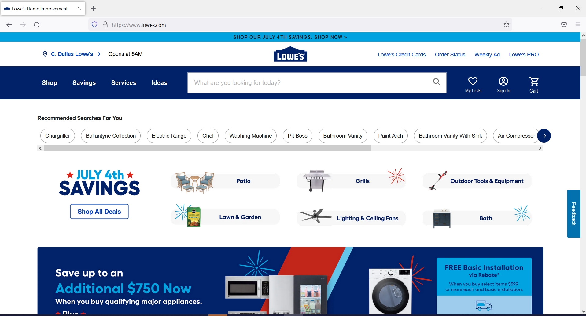 www.lowes.com - see bug description · Issue #106691 · webcompat/web-bugs · GitHub
