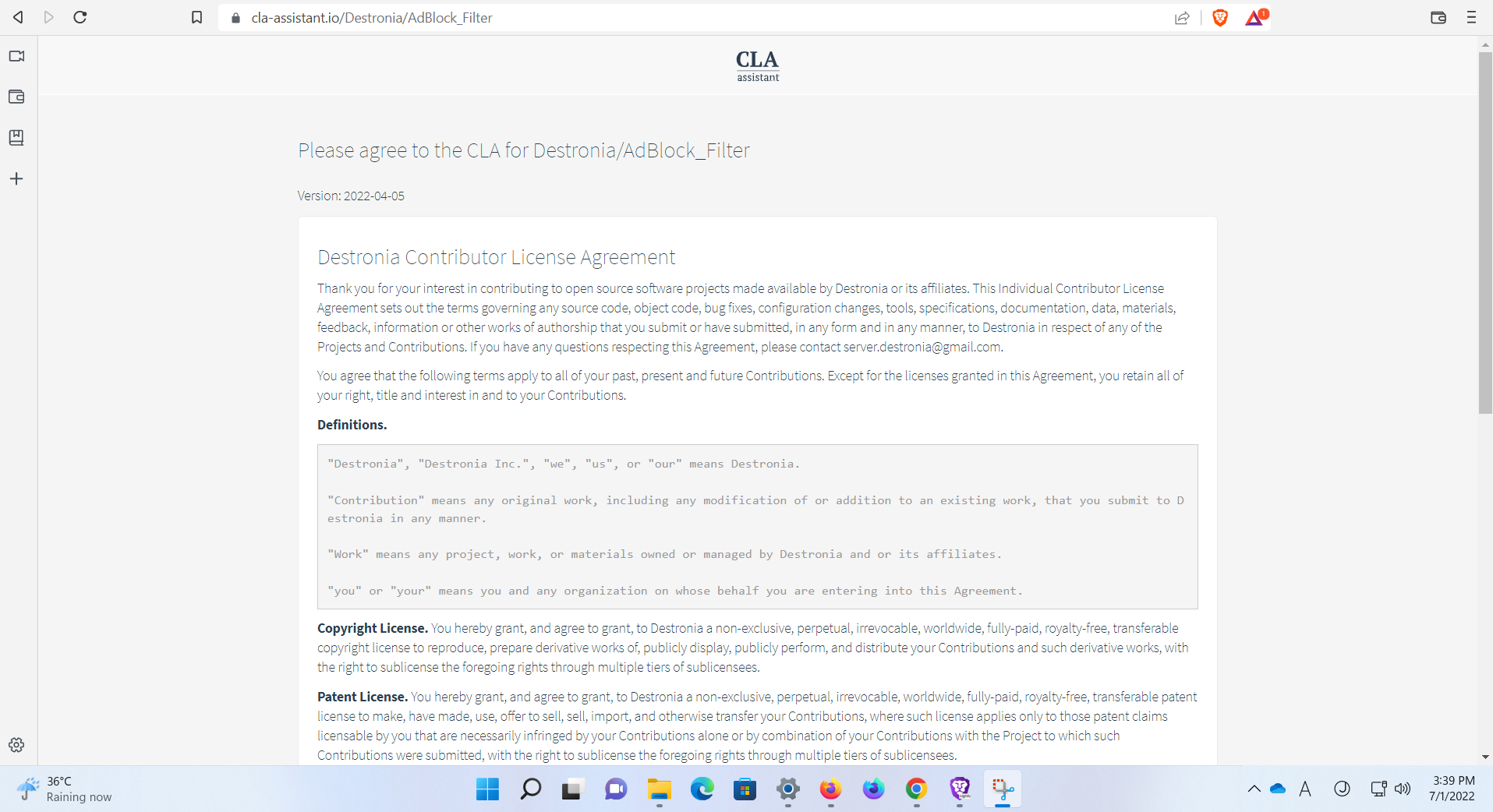 cla-assistant.io - site is not usable · Issue #106643 · webcompat/web-bugs · GitHub