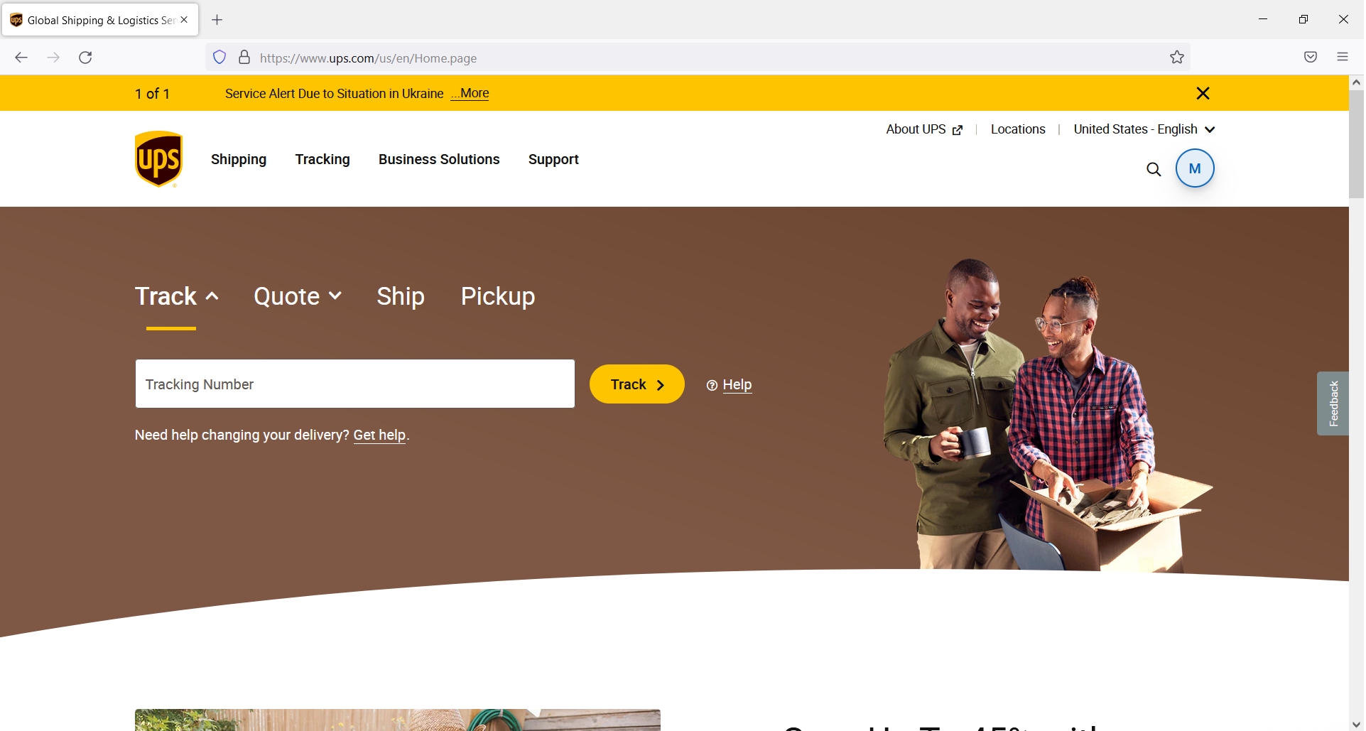 www.ups.com - site is not usable · Issue #106947 · webcompat/web-bugs · GitHub