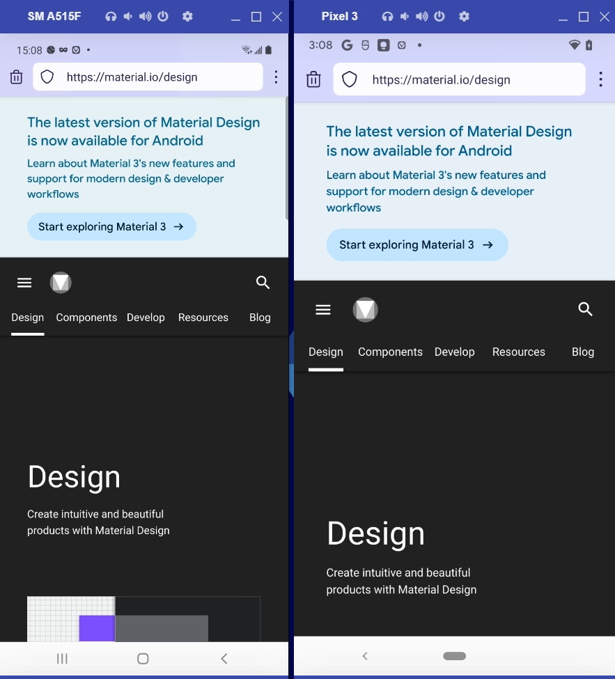 material.io - design is broken · Issue #107168 · webcompat/web-bugs ...