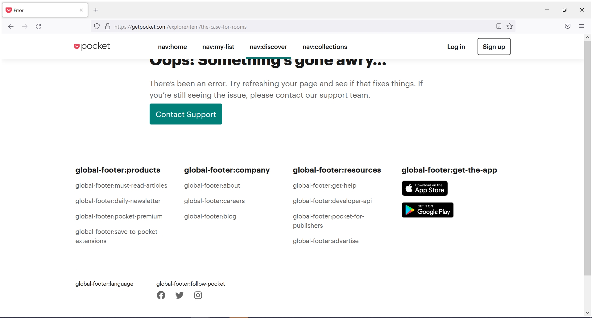 getpocket.com - Article does not load · Issue #107346 · webcompat/web-bugs · GitHub
