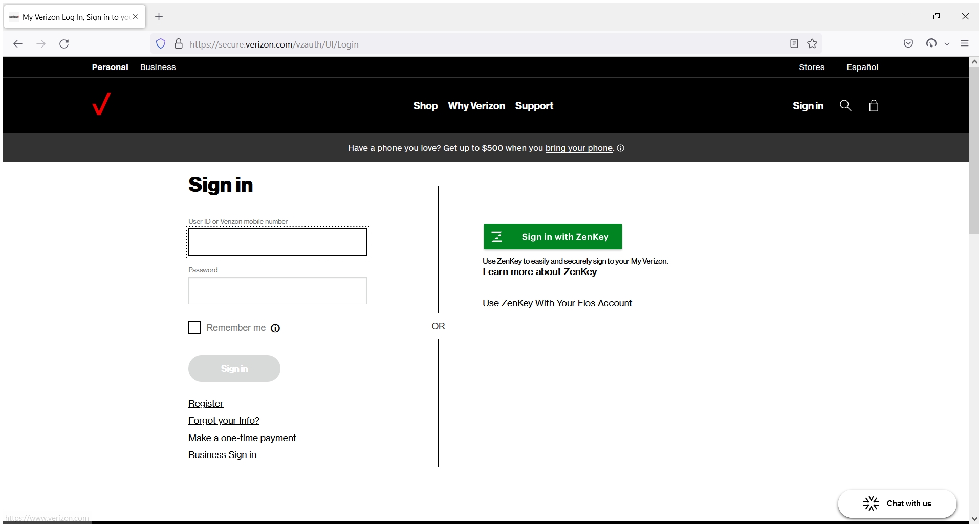 secure.verizon.com - site is not usable · Issue #108030 · webcompat/web ...