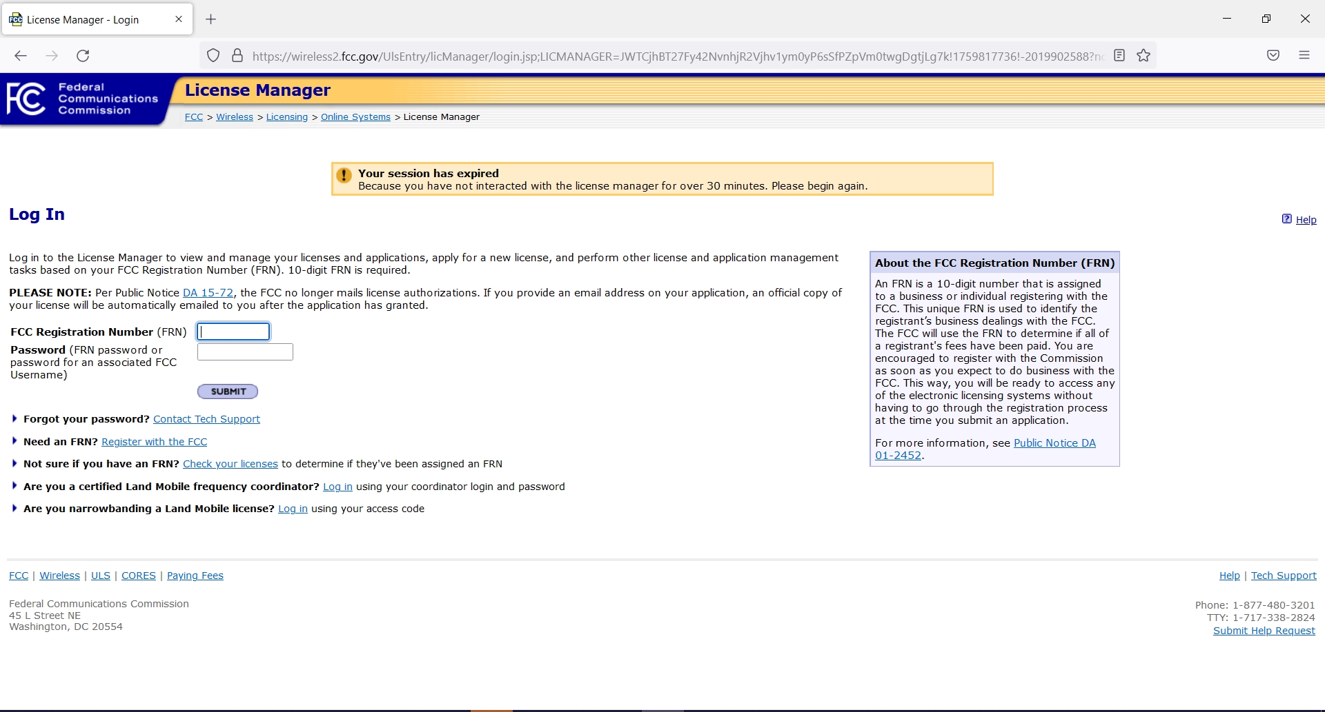wireless2.fcc.gov - see bug description · Issue #110775 · webcompat/web-bugs · GitHub
