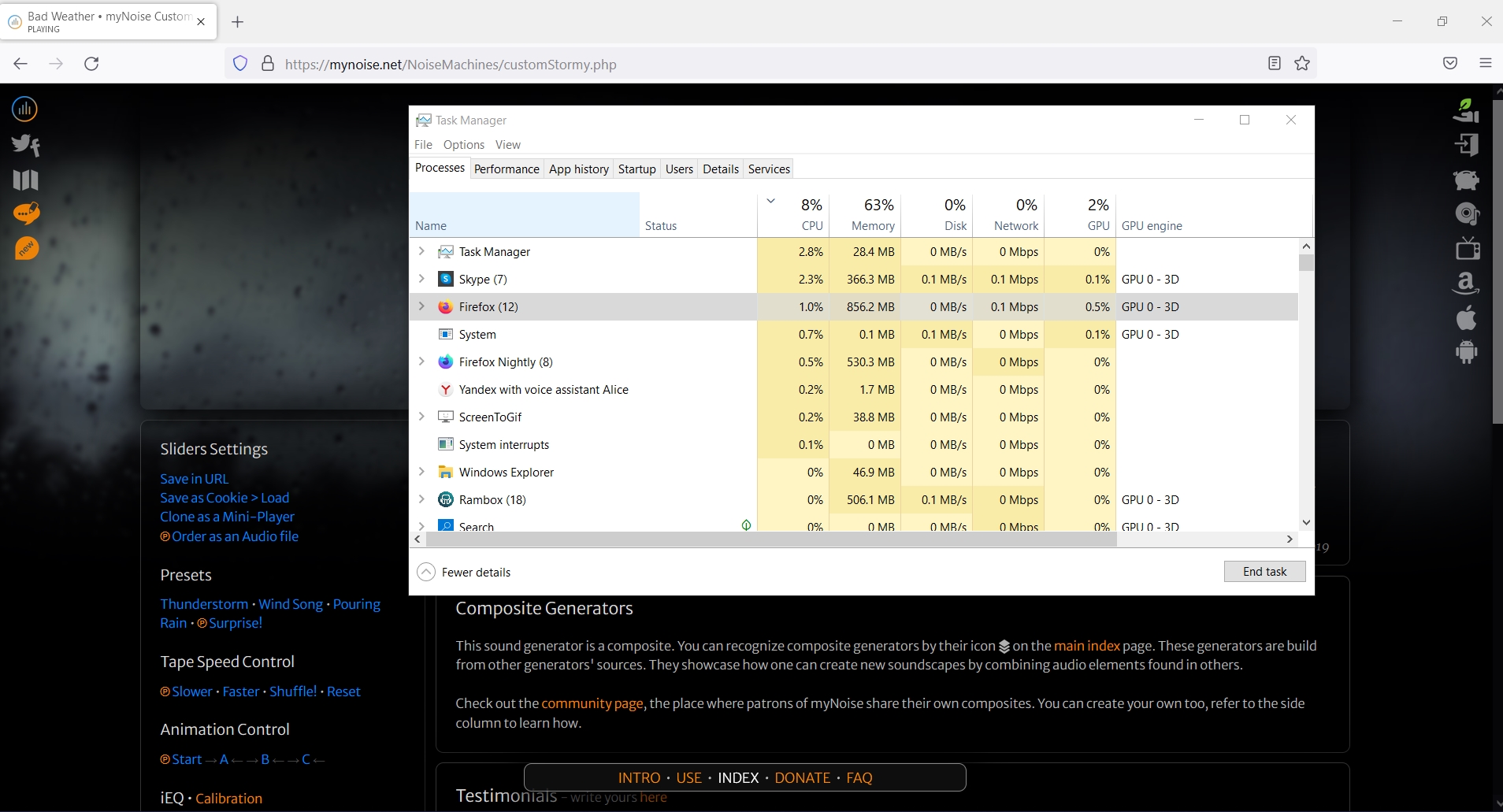 mynoise.net - see bug description · Issue #111494 · webcompat/web-bugs · GitHub