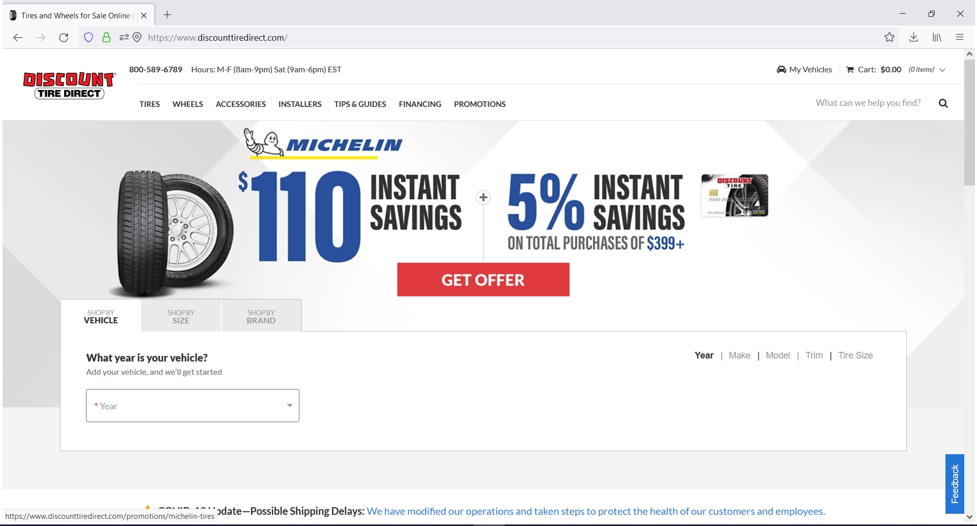 www.discounttire.com - site is not usable · Issue #111731 · webcompat ...