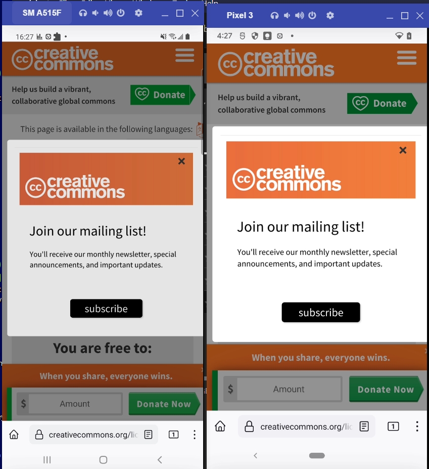 creativecommons.org - desktop site instead of mobile site · Issue #112433 · webcompat/web-bugs ...