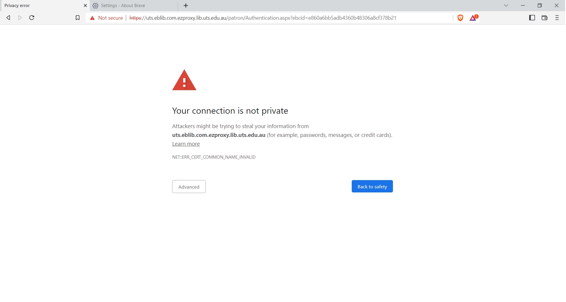uts.eblib.com.ezproxy.lib.uts.edu.au - see bug description · Issue ...