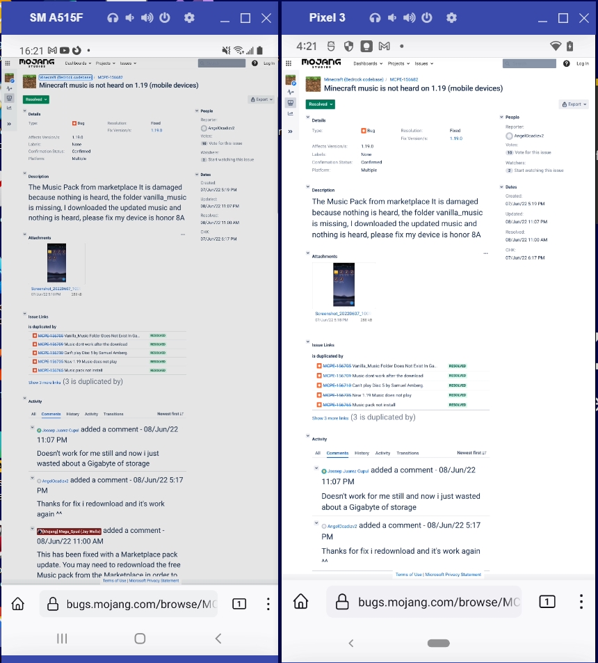 bugs.mojang.com - desktop site instead of mobile site · Issue #113134 · webcompat/web-bugs · GitHub