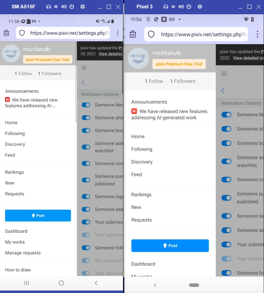 accounts.pixiv.net - site is not usable · Issue #113562 · webcompat/web-bugs · GitHub