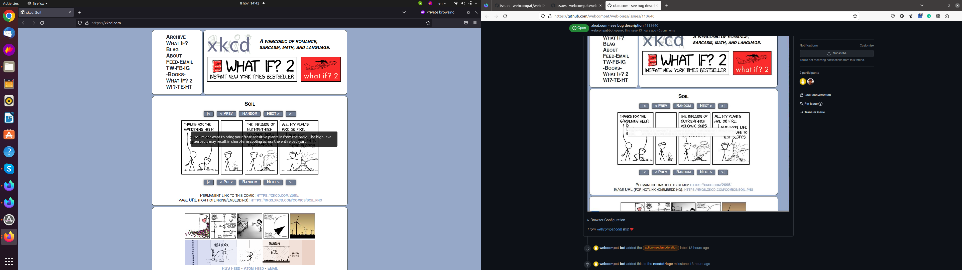 See Bug Description · Issue 113640 · Webcompatweb Bugs · Github 