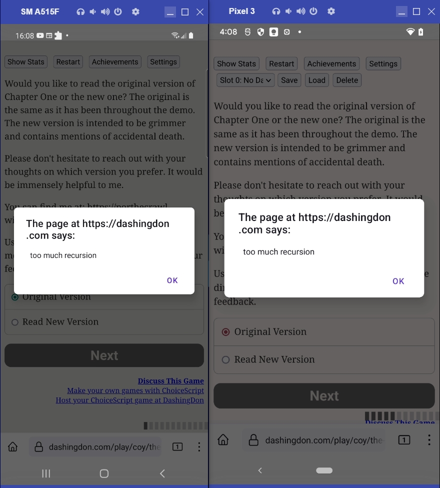 dashingdon.com - Page returns an error message when loading a game · Issue #114269 · webcompat ...