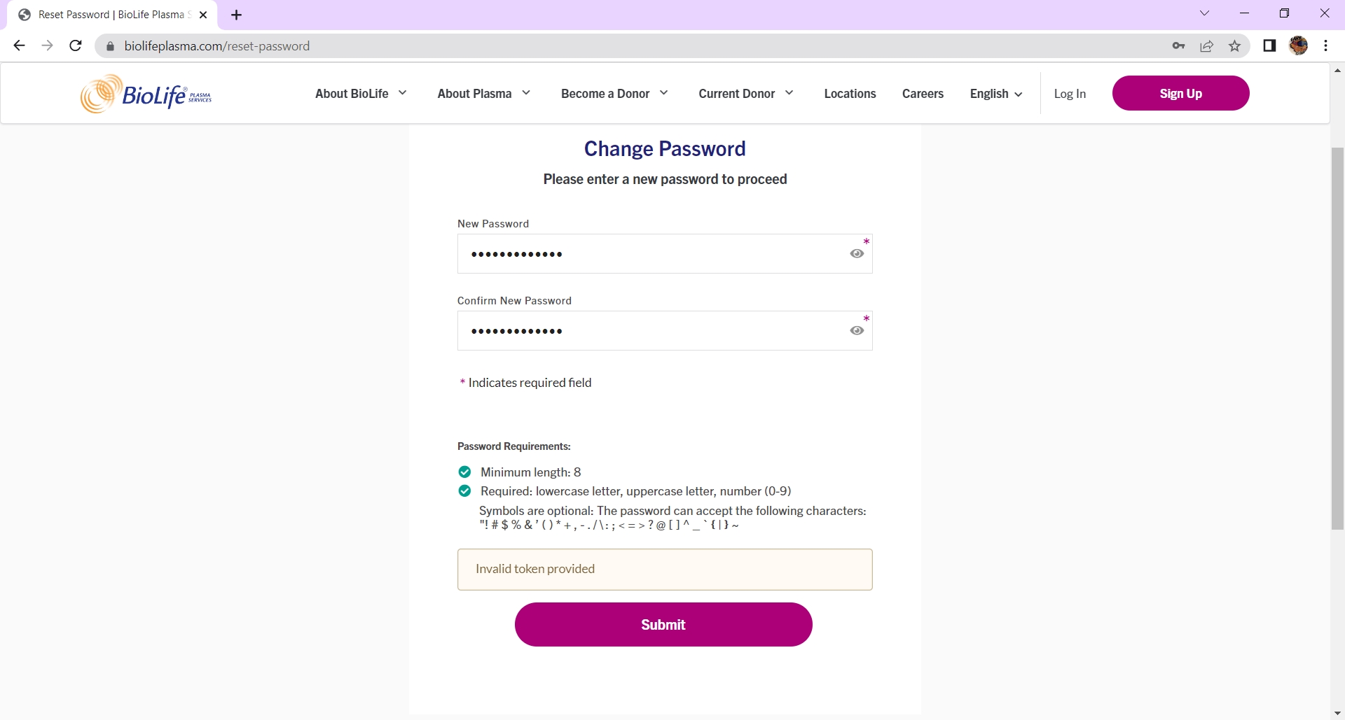 www.biolifeplasma.com - Password reset does not work · Issue #115174 · webcompat/web-bugs · GitHub