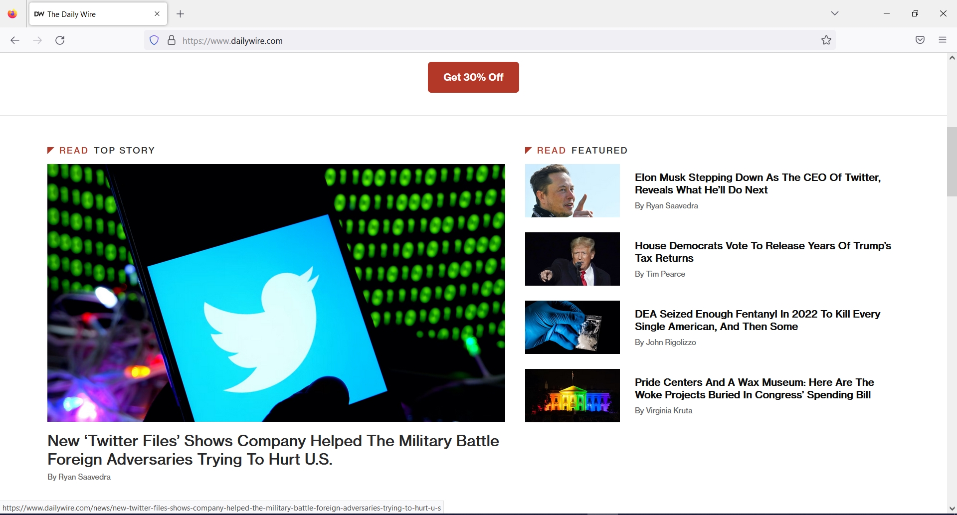 dailywire.com - desktop site instead of mobile site · Issue #115747 · webcompat/web-bugs · GitHub