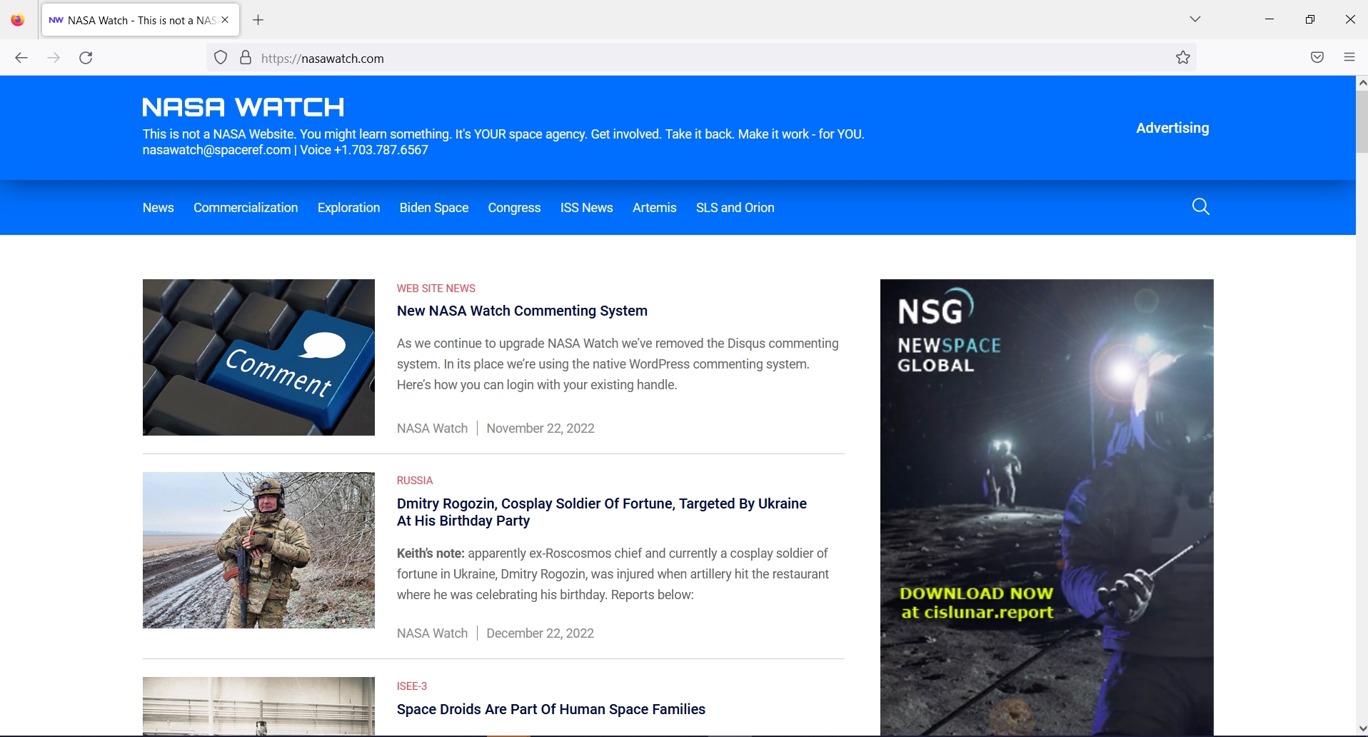 nasawatch.com - see bug description · Issue #115951 · webcompat/web-bugs · GitHub