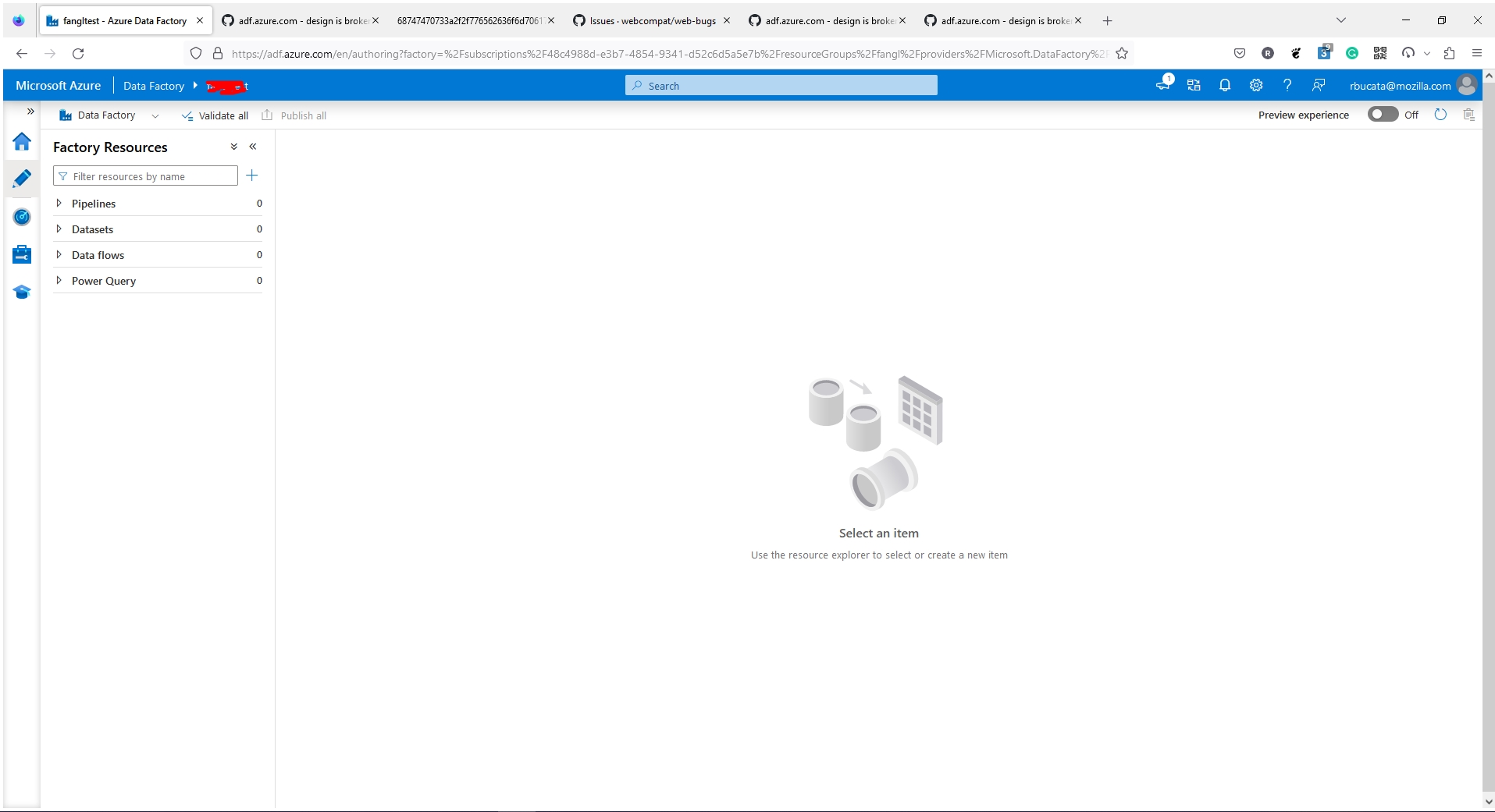 adf.azure.com - design is broken · Issue #115740 · webcompat/web-bugs · GitHub