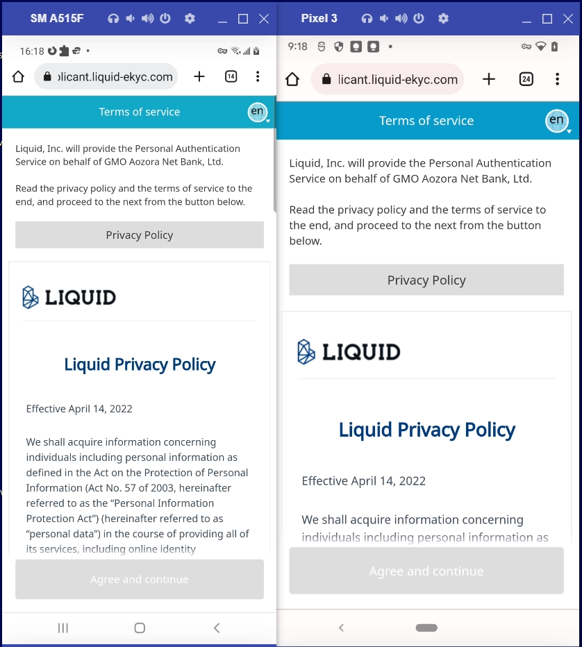 applicant.liquid-ekyc.com - Firefox is an unsupported browser · Issue #116113 · webcompat/web ...