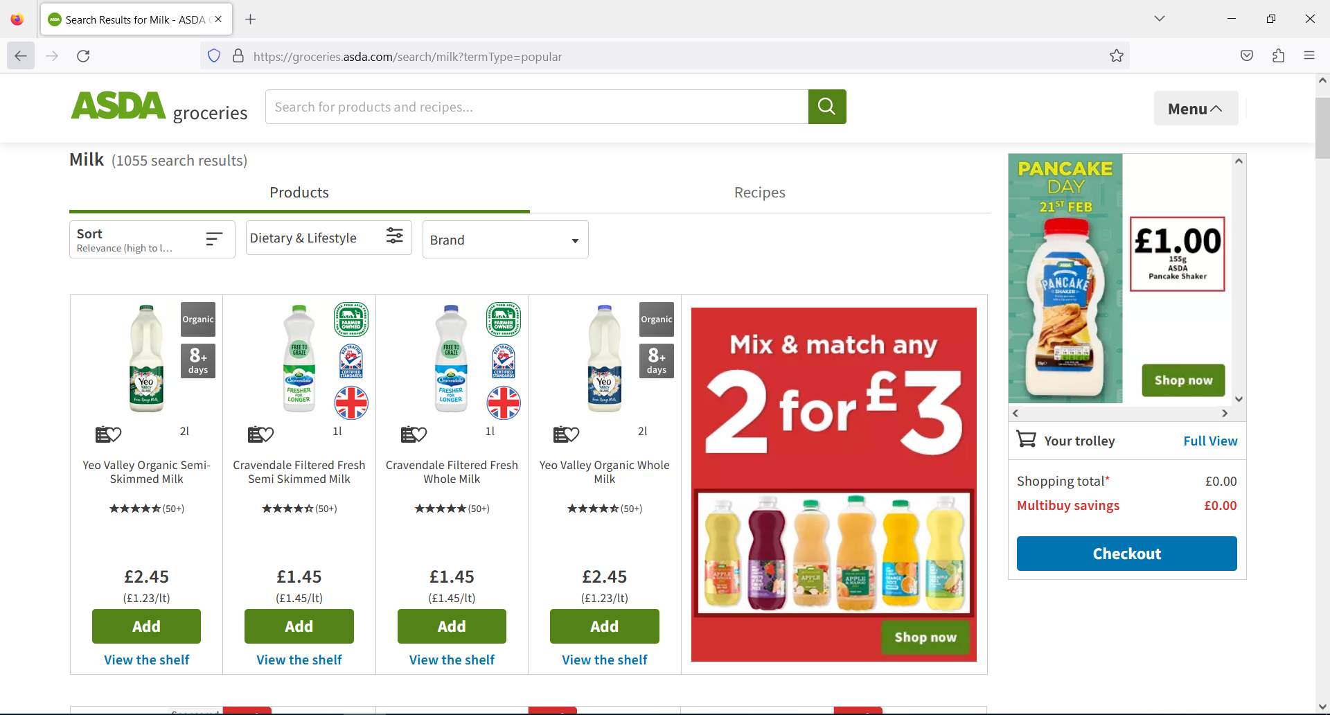 groceries.asda.com - site is not usable · Issue #118504 · webcompat/web-bugs · GitHub