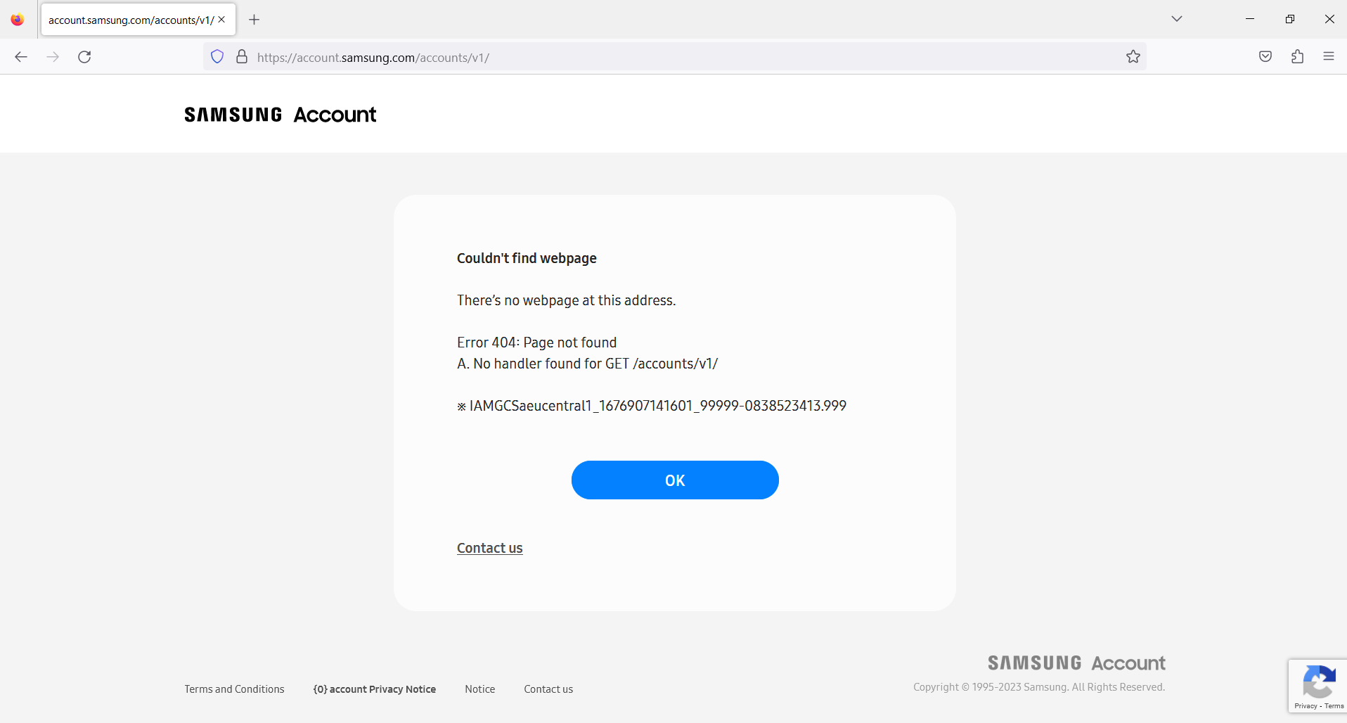 account.samsung.com - site is not usable · Issue #118536 · webcompat/web-bugs · GitHub