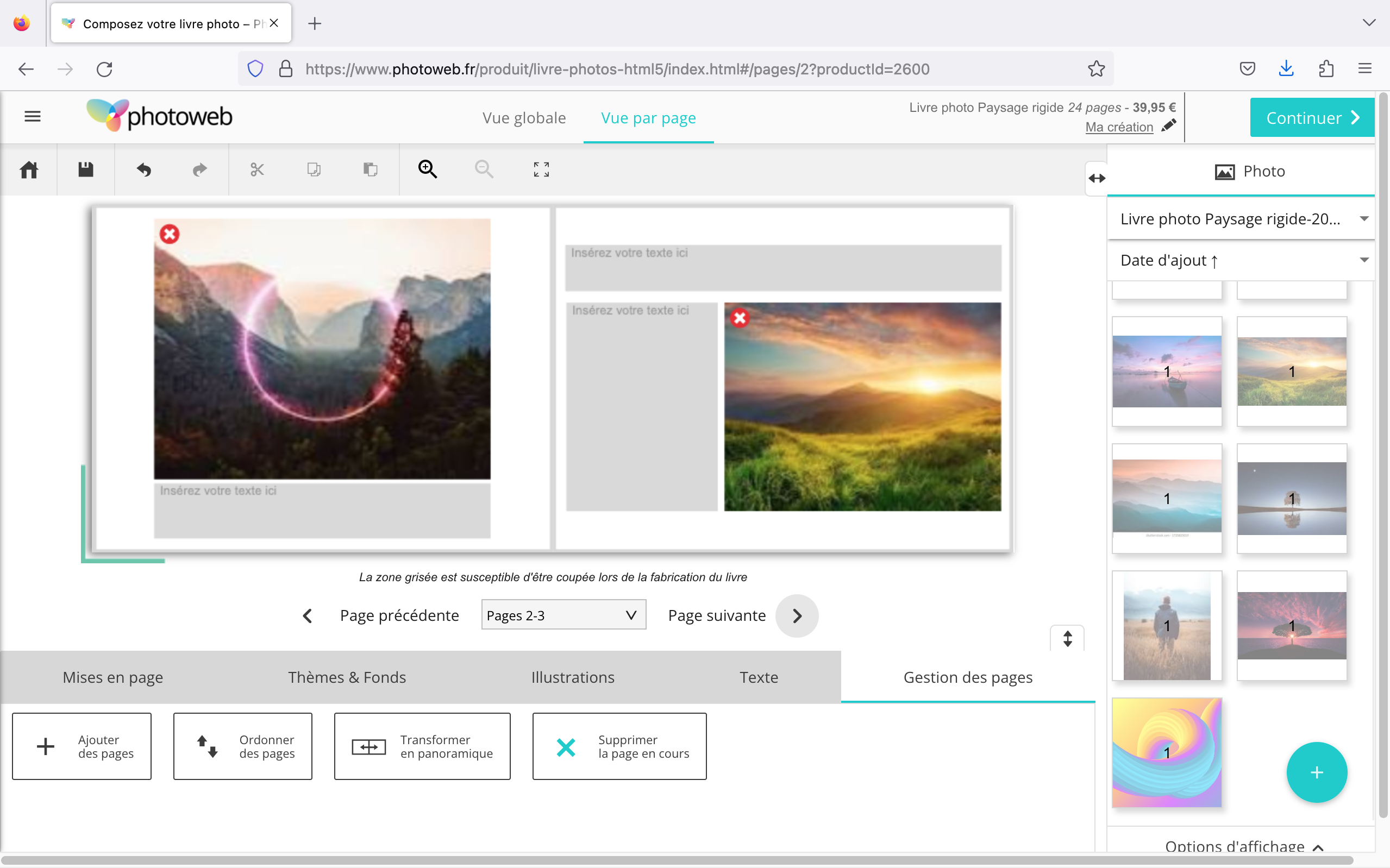 www.photoweb.fr - Images are not rendered correctly when dragged on the ...