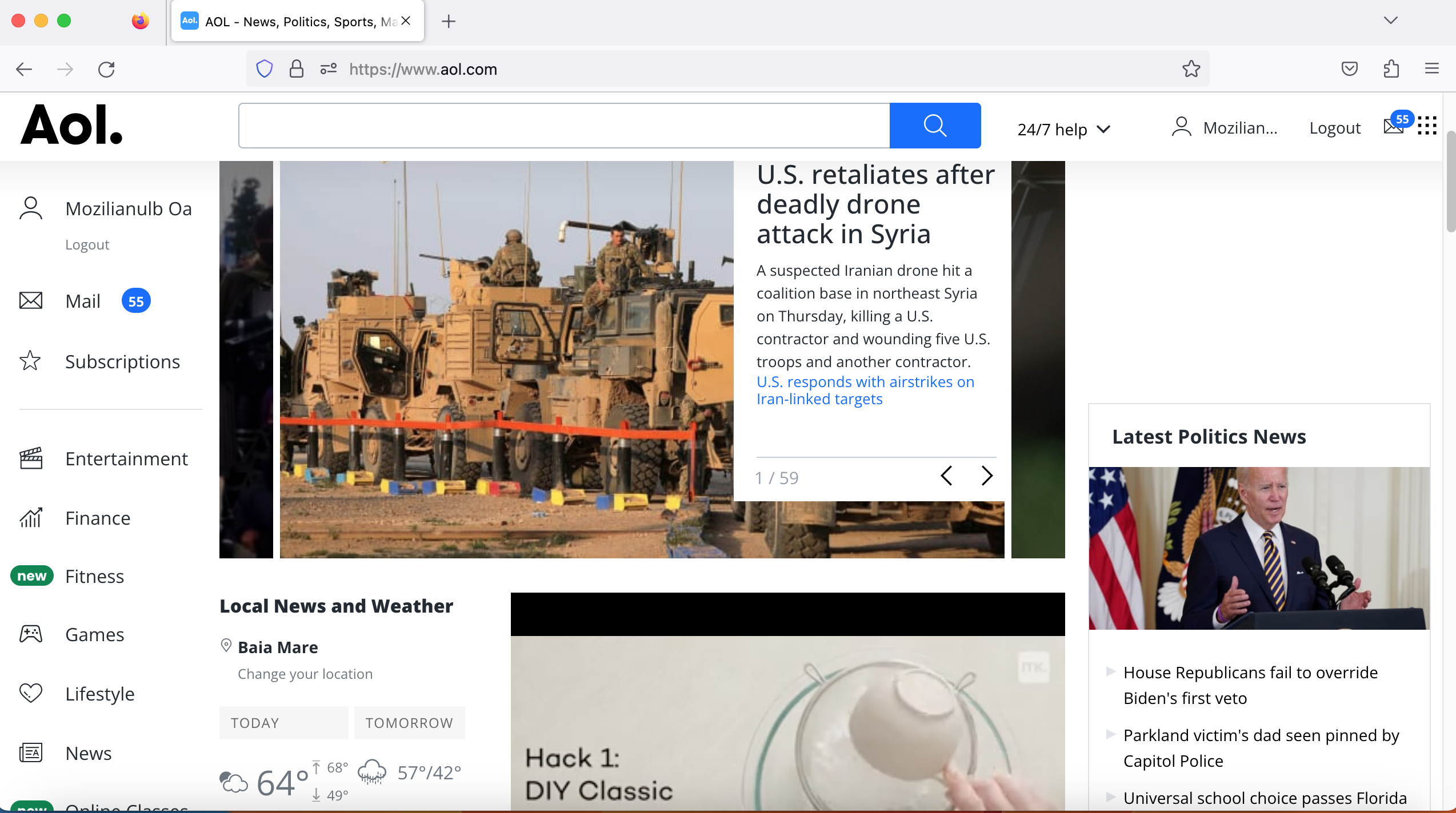 aol.com - see bug description · Issue #119853 · webcompat/web-bugs · GitHub