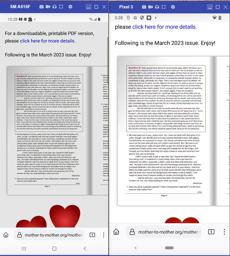 mother-to-mother.org - desktop site instead of mobile site · Issue #120306 · webcompat/web-bugs ...