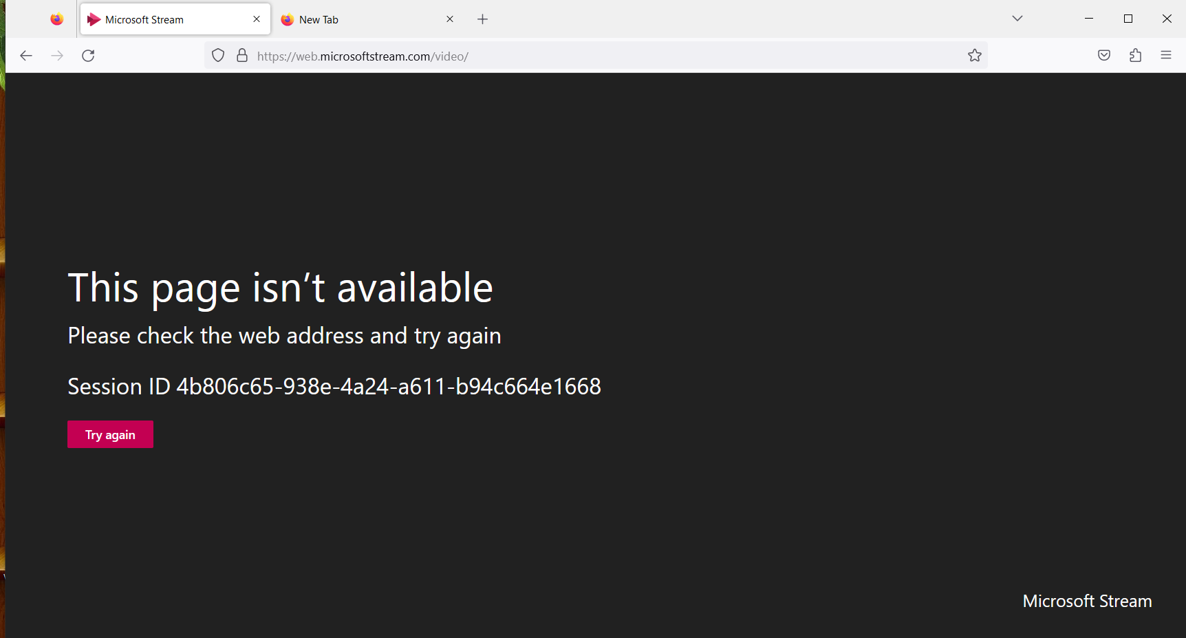 web.microsoftstream.com - video or audio doesn't play · Issue #121149 · webcompat/web-bugs · GitHub