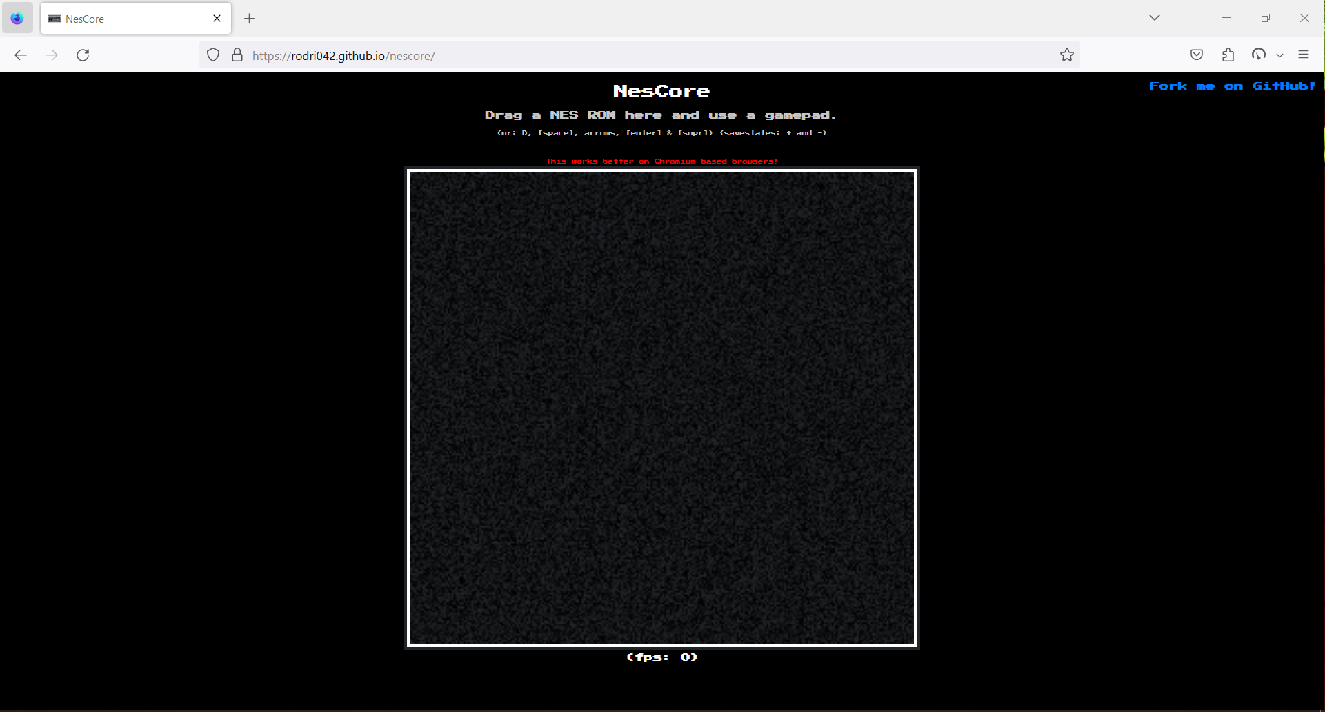 Audiocontext Error When Using A Nes Rom · Issue 0499