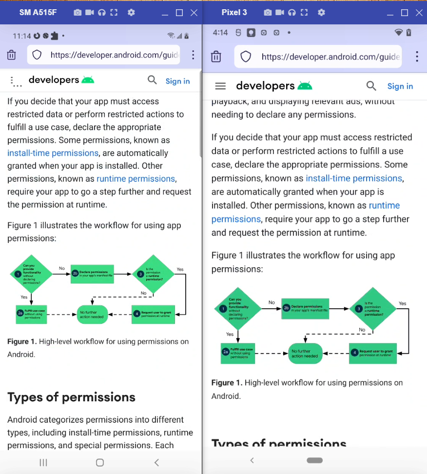 developer.android.com - design is broken · Issue #121867 · webcompat/web-bugs · GitHub