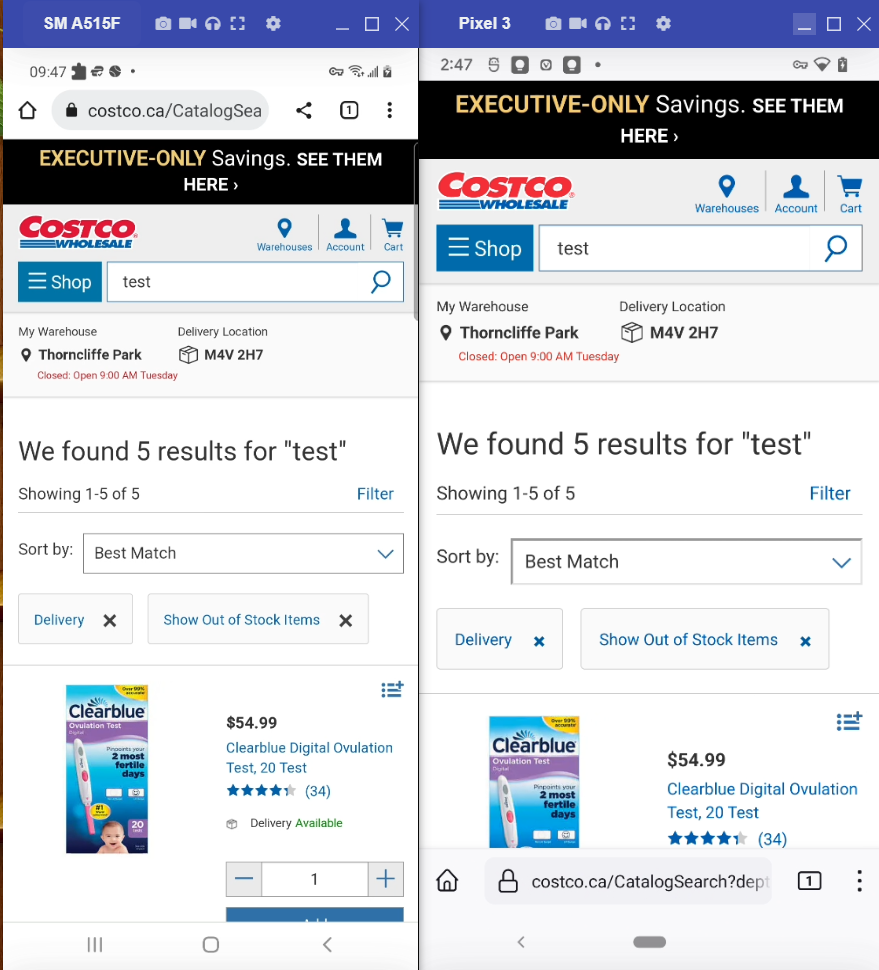 www.costco.ca - site is not usable · Issue #121976 · webcompat/web-bugs · GitHub