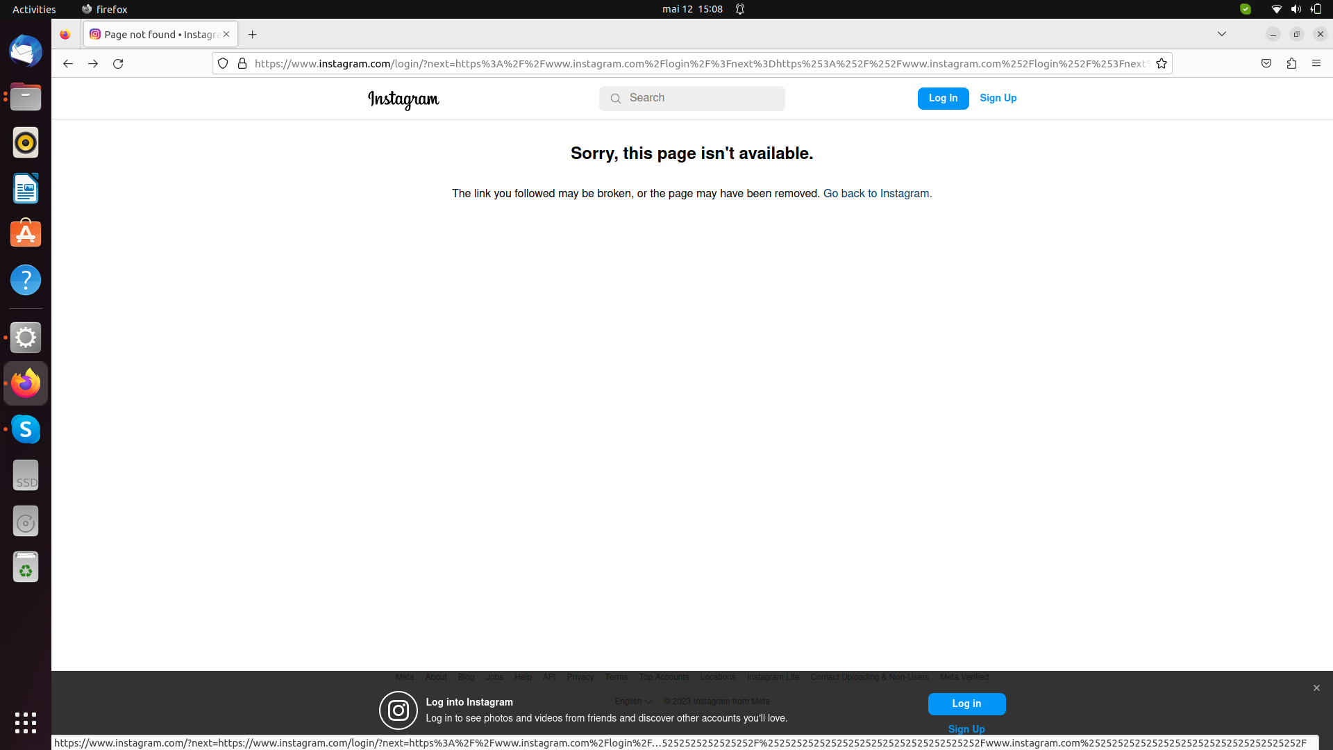 www.instagram.com - site is not usable · Issue #122141 · webcompat/web-bugs · GitHub