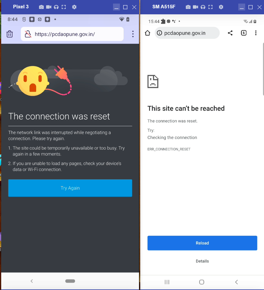 pcdaopune.gov.in - site is not usable · Issue #123003 · webcompat/web-bugs · GitHub