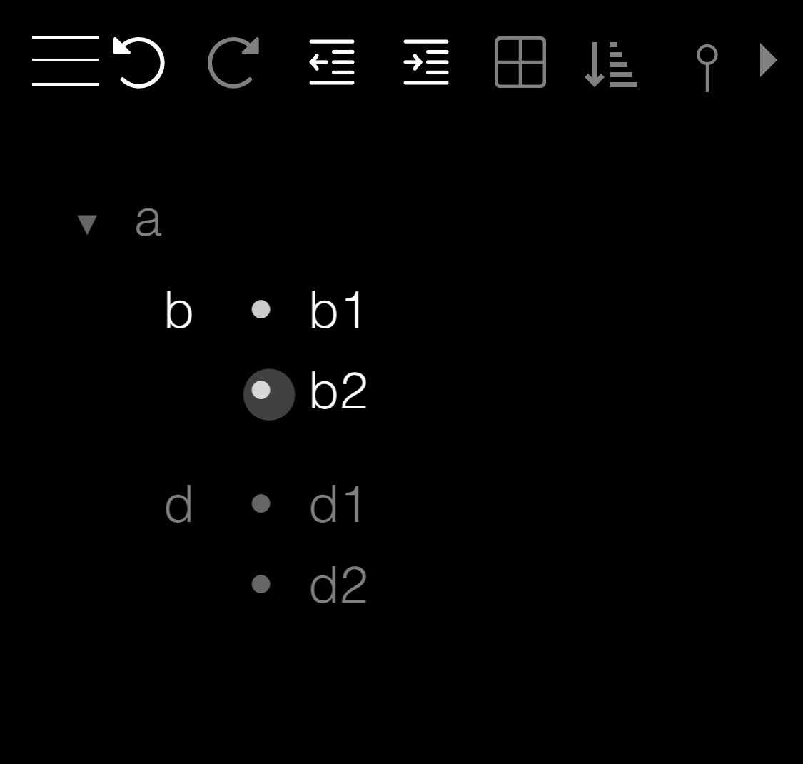 Table view: Bullet and cursor overlay are positioned incorrectly ...