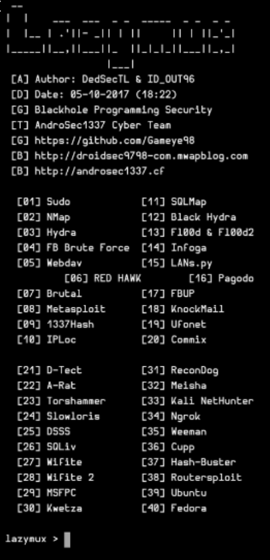 GitHub - michelle1234567789/LAZYMUX: Lazymux is python based tool