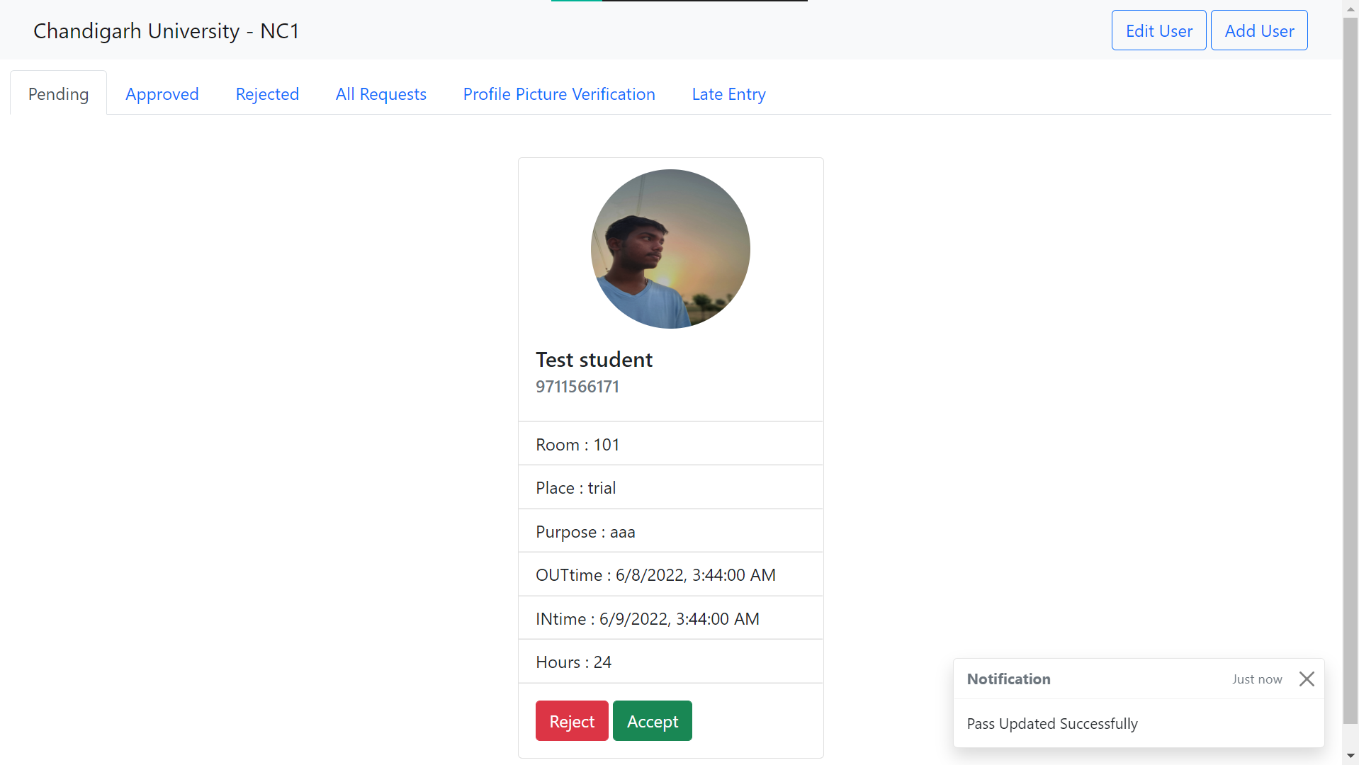 GitHub - aforaditya/gatepass