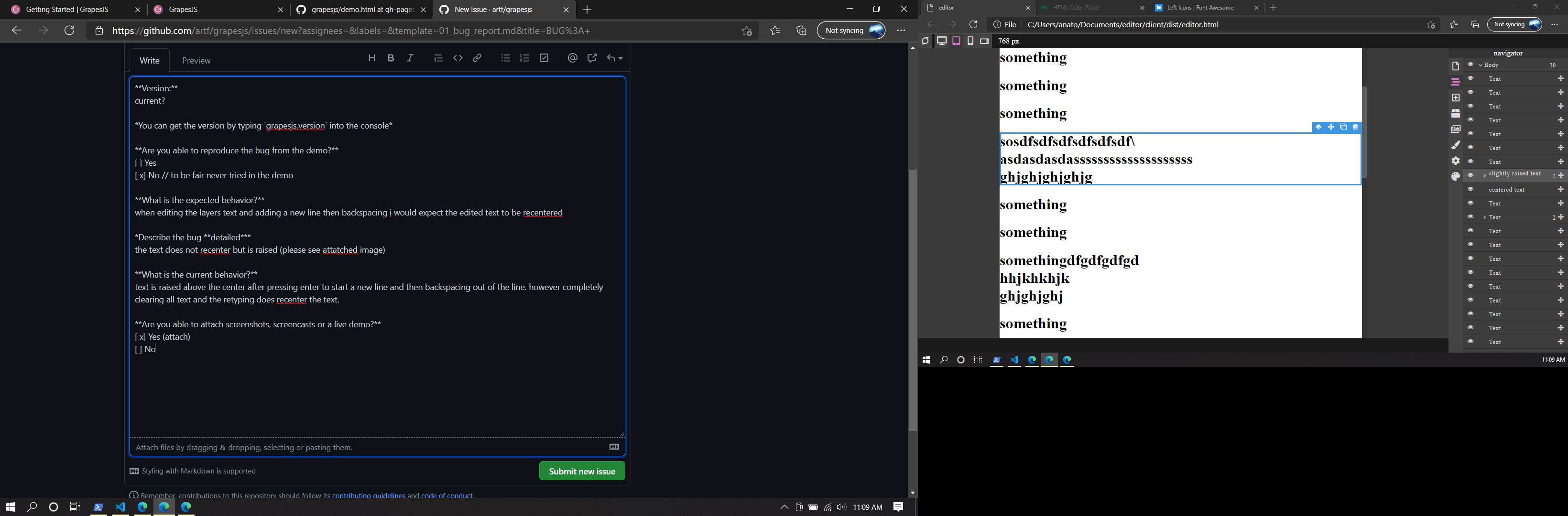 BUG: layers text does not center after creating a new line · Issue #3319 · GrapesJS/grapesjs ...