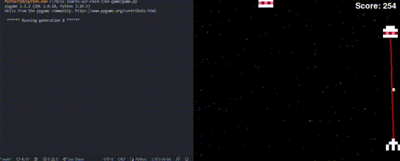 GitHub - AlexPicior/ai-learns-air-raid-like-game