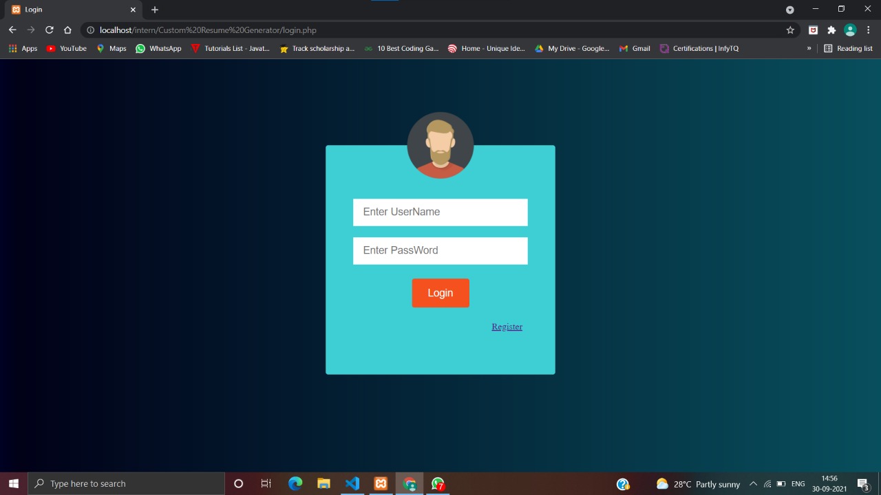 GitHub - vidya-git559/ResumeBiulder: Generating your resume is no more ...