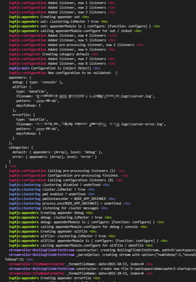 How To Delete Library Non Log Output? · Issue 1098 · Log4js Nodelog4js Node · Github