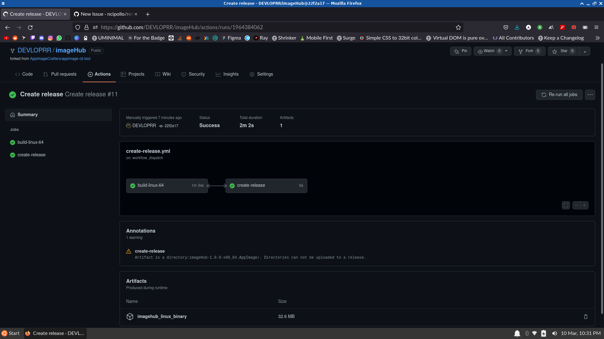 Detecting a File as Directory · Issue #184 · ncipollo/release-action ...