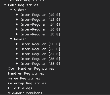 DearPyGui's "scope" is limited to a single font registry · Issue #2215 · hoffstadt/DearPyGui ...