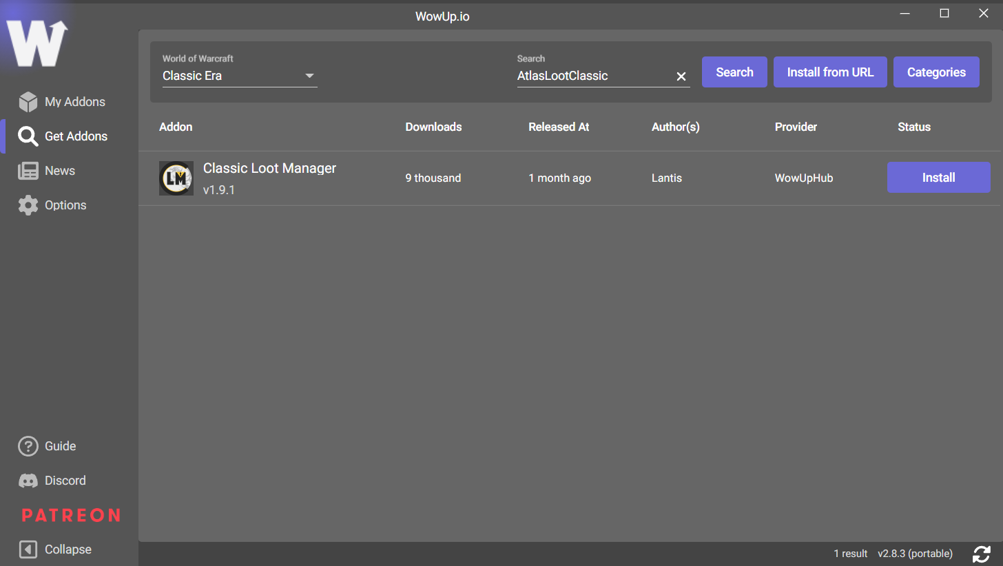 "Get Addons" search doesn't seem to work · Issue #1290 · WowUp/WowUp · GitHub