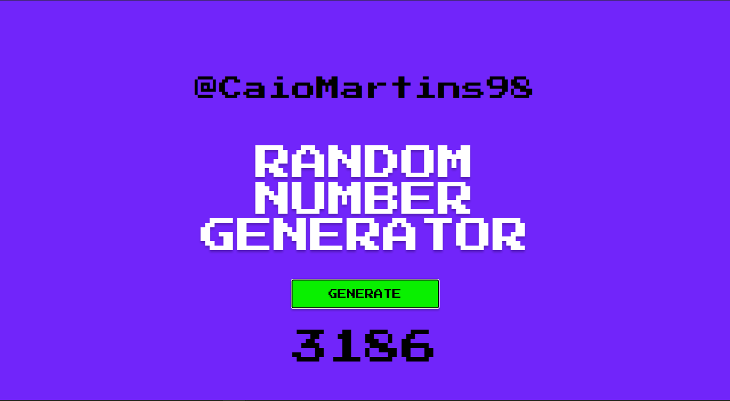 GitHub - CaioMartins98/randomnumbergenerator