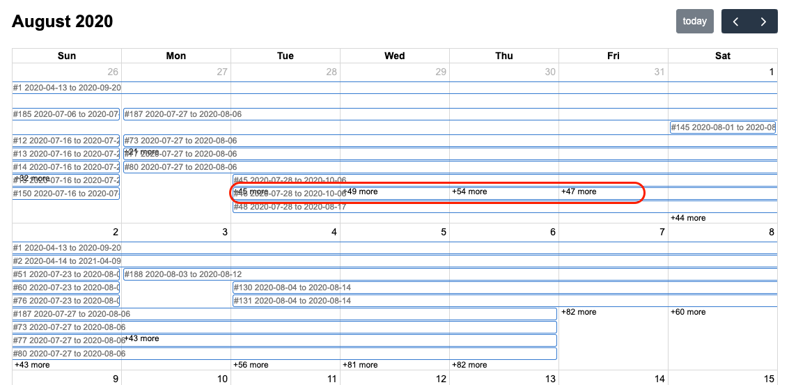 More button with dayMaxEventRows · Issue #5770 · fullcalendar/fullcalendar · GitHub