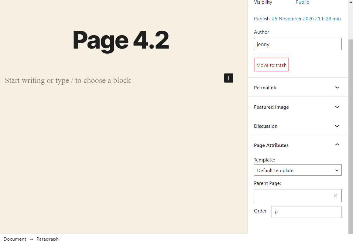 Using the scrollbar of the parent page selector closes the selector. · Issue #27283 · WordPress ...