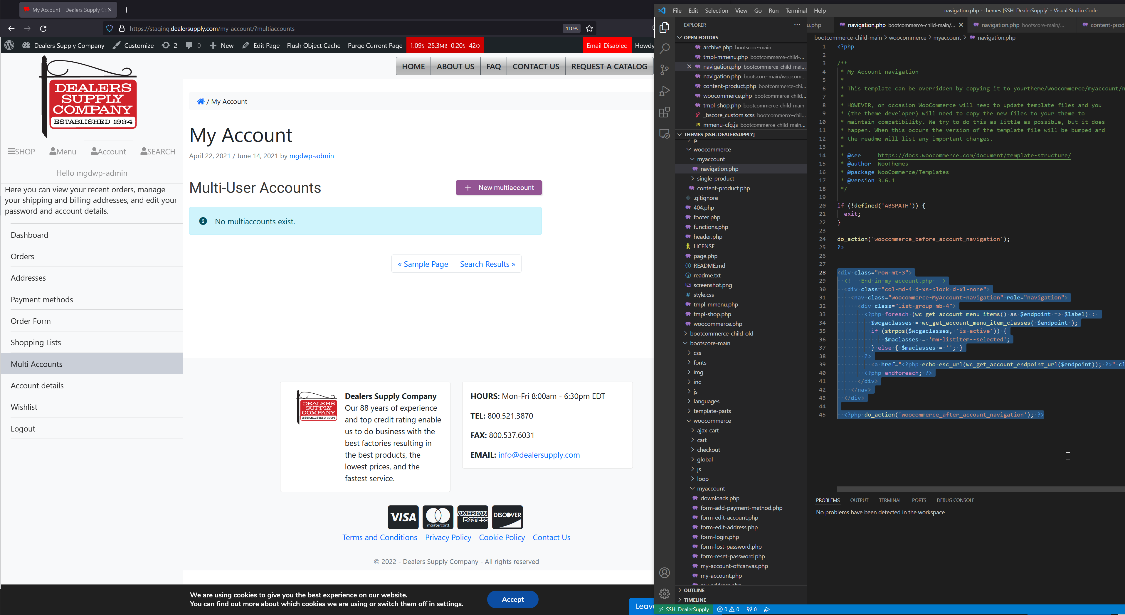 Woocommerce template hierarcy and myaccount navigation.php · Issue #152 · bootscore/bootscore ...