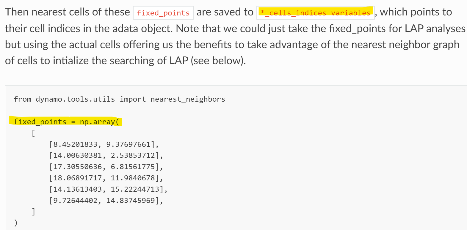 Where are the cells_indices variables? · Issue #344 · aristoteleo/dynamo-release · GitHub