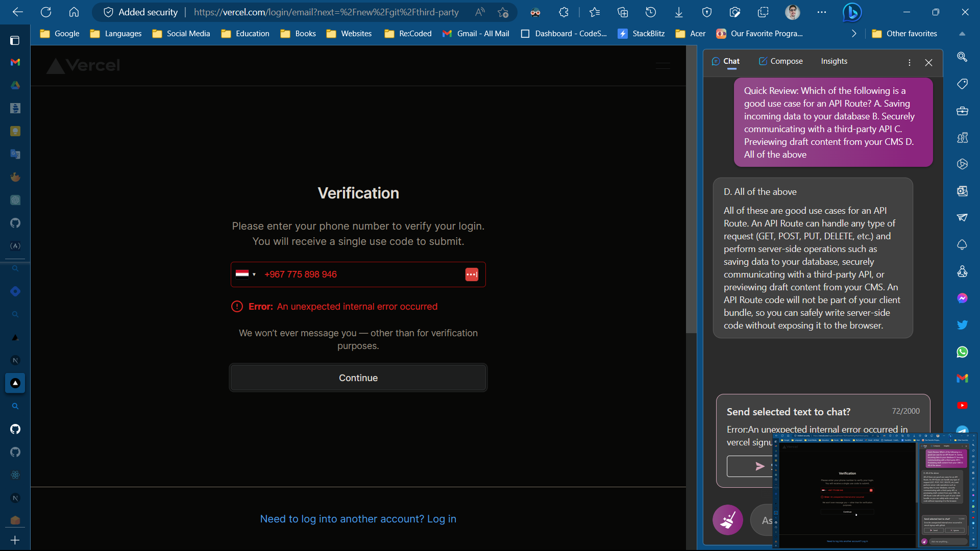 Can't create an account in Vercel! · vercel next.js · Discussion #48158 · GitHub