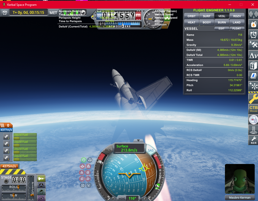 KSP 1.12.5 - Scatterer 0.0838 -- Land, Water and Buildings invisible ...
